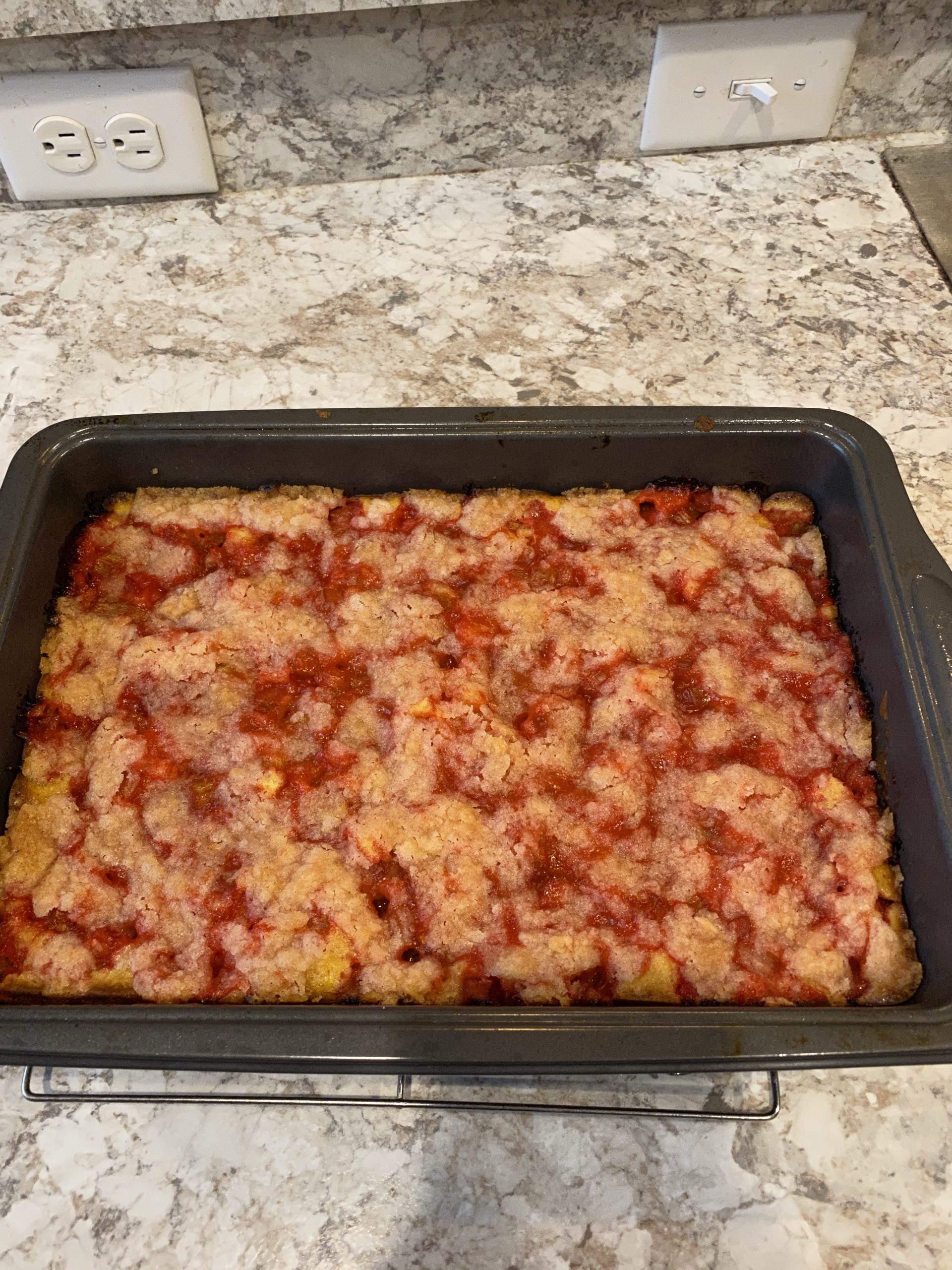 Strawberry Jello Rhubarb Cake – Nehmer Family Farm